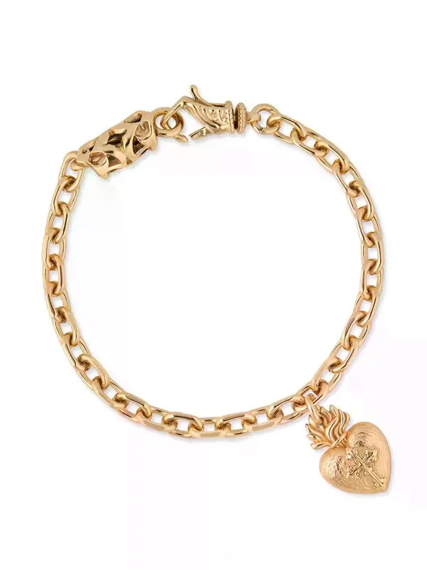 Emanuele Bicocchi Sacred Heart Bracelet - Gold