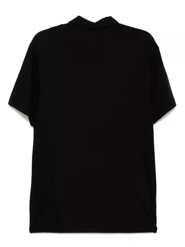 JAMES PERSE Brushed Lotus Polo Shirt - Black