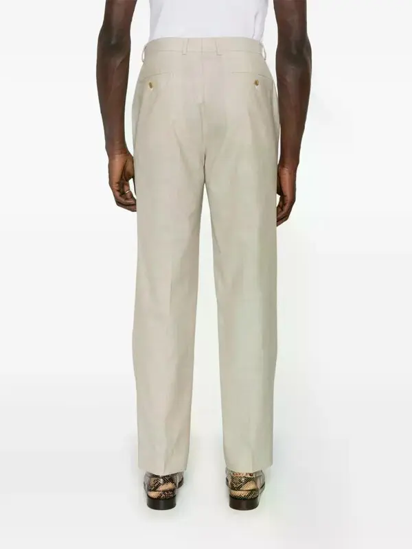 CARTER YOUNG Slub-texture Trousers