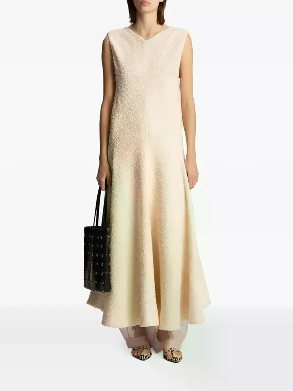 Khaite Mellie Maxi Dress - Neutrals
