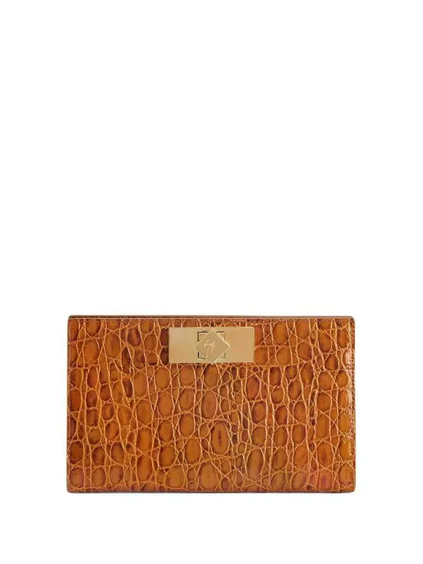 GIUSEPPE ZANOTTI Annhita Clutch - Brown