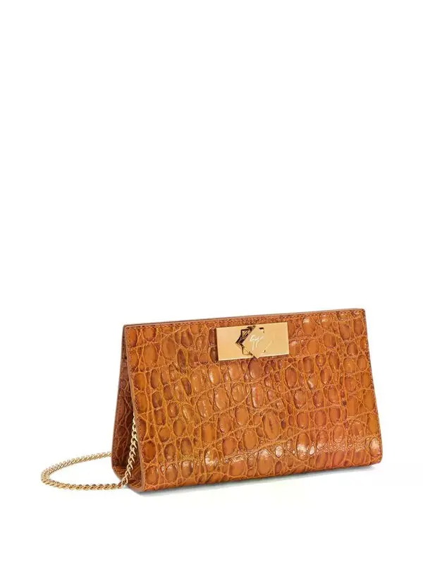 GIUSEPPE ZANOTTI Annhita Clutch - Brown