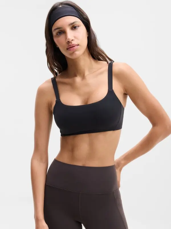 Athleta Reform Adjustable Sports Bra A-c - Black