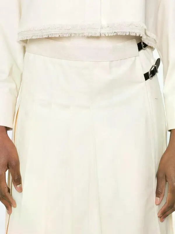 DURAZZI MILANO Pleated Midi Wrap Skirt