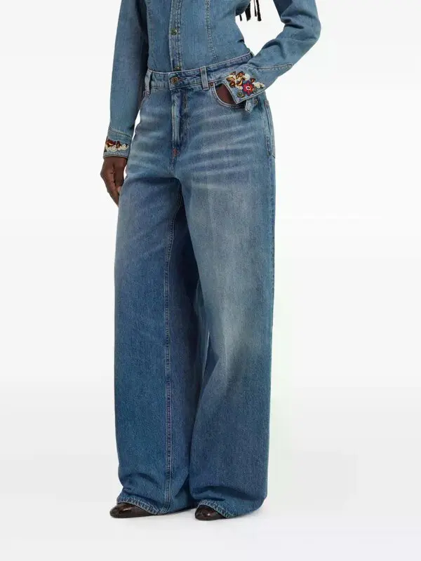 Roberto Cavalli Wide-leg Jeans