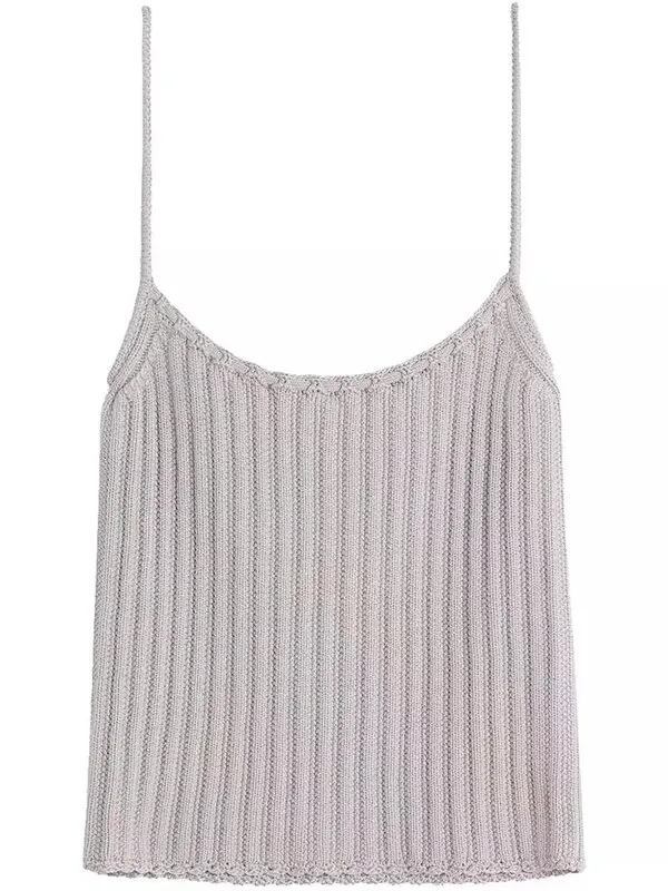 LANVIN Ribbed Knit Top