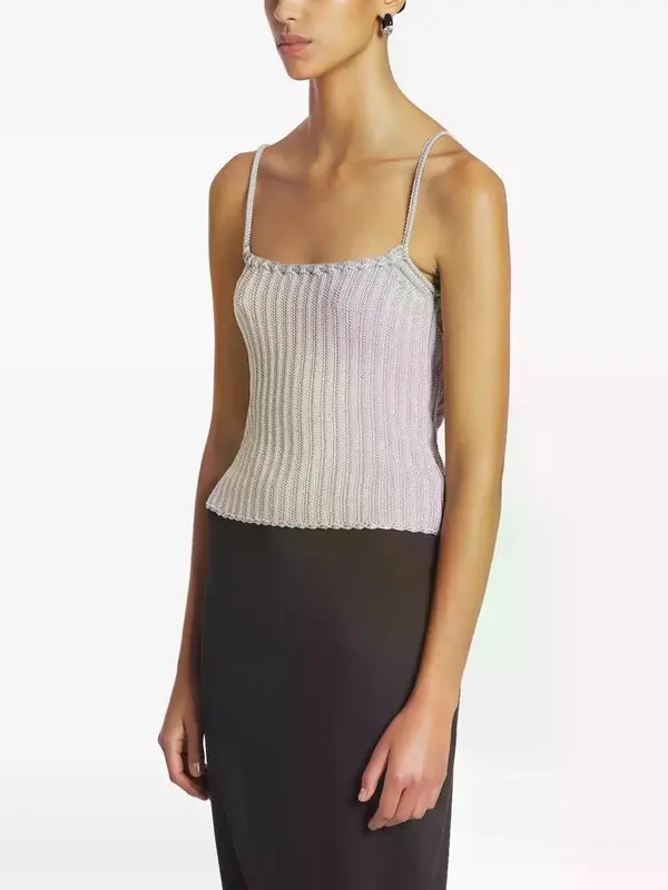 LANVIN Ribbed Knit Top