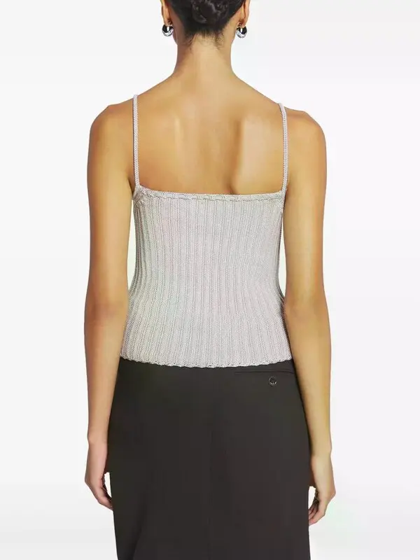LANVIN Ribbed Knit Top