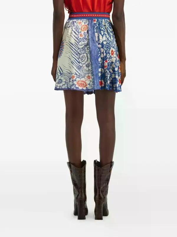 Roberto Cavalli Printed Mini Skirt