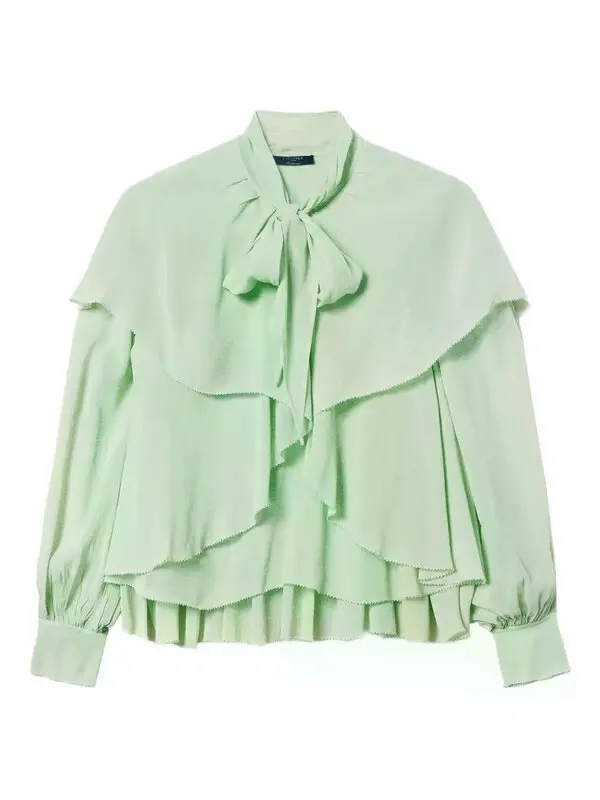 TWINSET Flounces Blouse - Green
