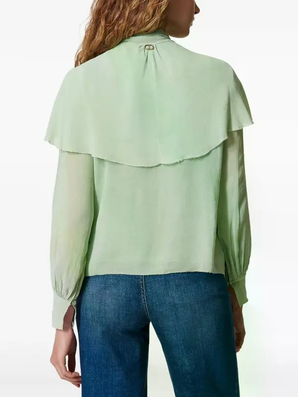 TWINSET Flounces Blouse - Green