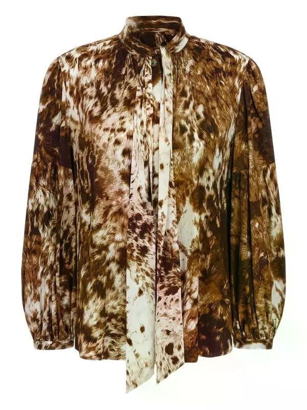 Roberto Cavalli Appaloosa-print Shirt