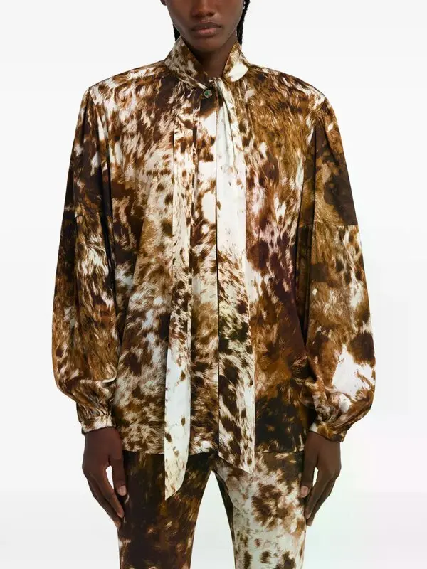 Roberto Cavalli Appaloosa-print Shirt