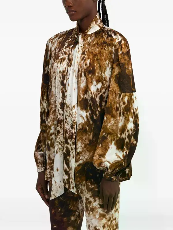 Roberto Cavalli Appaloosa-print Shirt