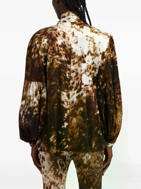 Roberto Cavalli Appaloosa-print Shirt