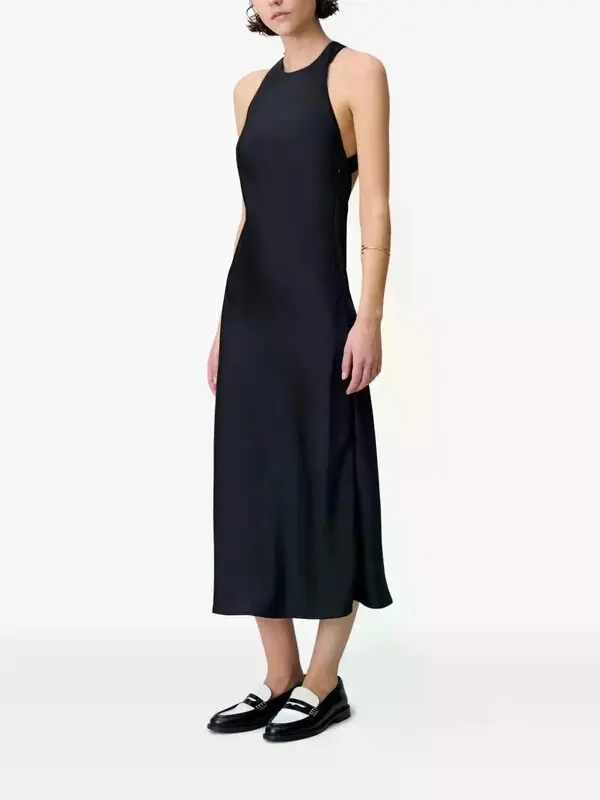 Claudie Pierlot Satin Maxi Dress