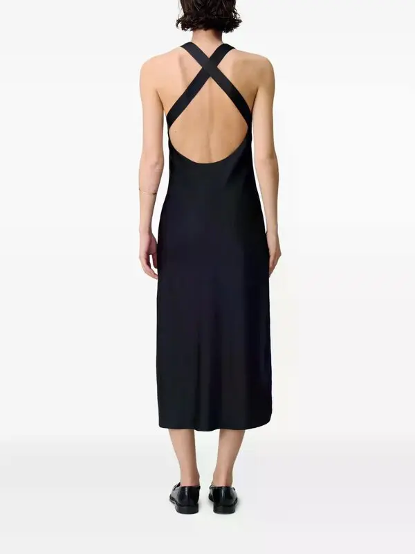 Claudie Pierlot Satin Maxi Dress