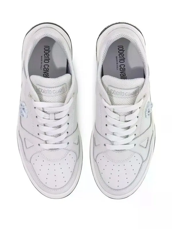 Roberto Cavalli Embossed Logo Trainers