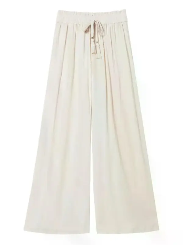 TWINSET Crepon Palazzo Trousers