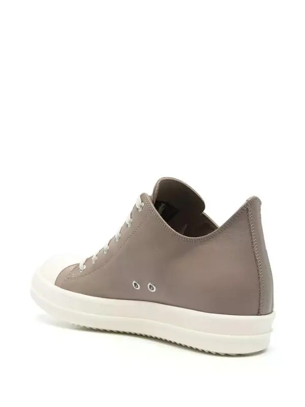 Rick Owens Leather Sneakers - Neutrals