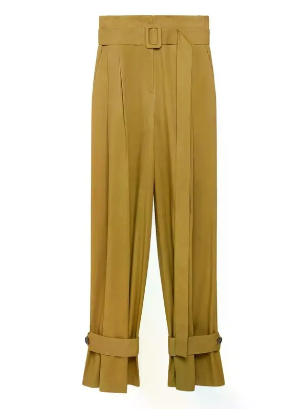 Another Tomorrow Pleated Trousers
