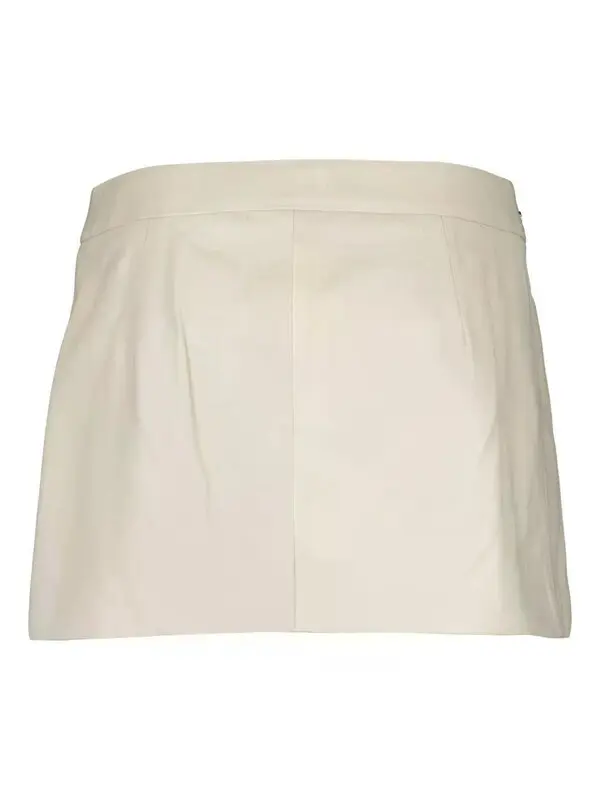 IRO PARIS Belted Leather Mini Skirt