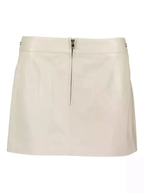 IRO PARIS Belted Leather Mini Skirt