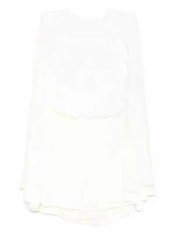 TOM FORD Round-neck Dress - White