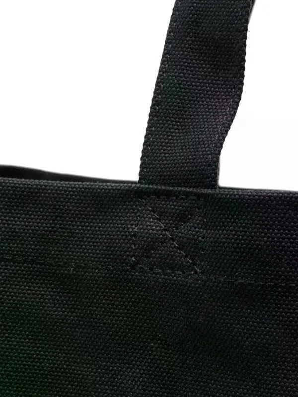 Polo Ralph Lauren Logo Embroidered Canvas Tote Bag - Black