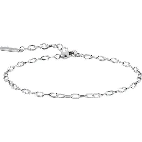ALEX AND ANI Everyday Paperclip Chain Bracelet - Silver