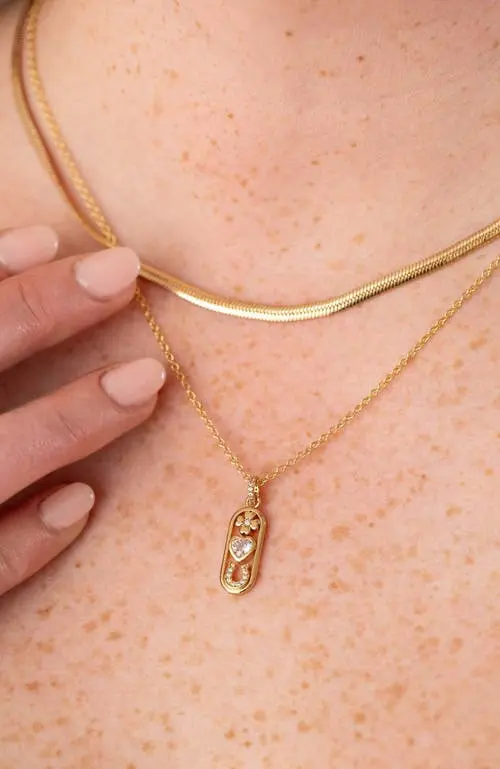ALEX AND ANI Love And Luck Charm Pendant Necklace