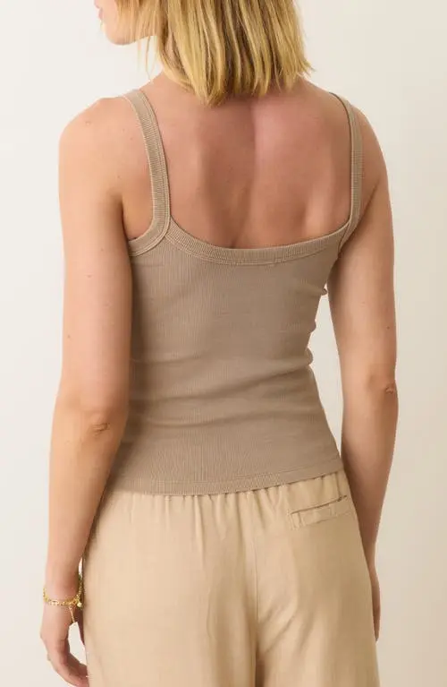 Marine Layer Lexi Sun-in Crop Rib Camisole