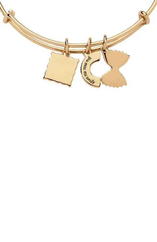 ALEX AND ANI Pasta Charm Bangle Bracelet