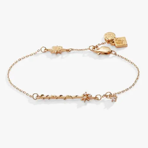 ALEX AND ANI Harry Potter™ Hermione Wand Bracelet - Gold