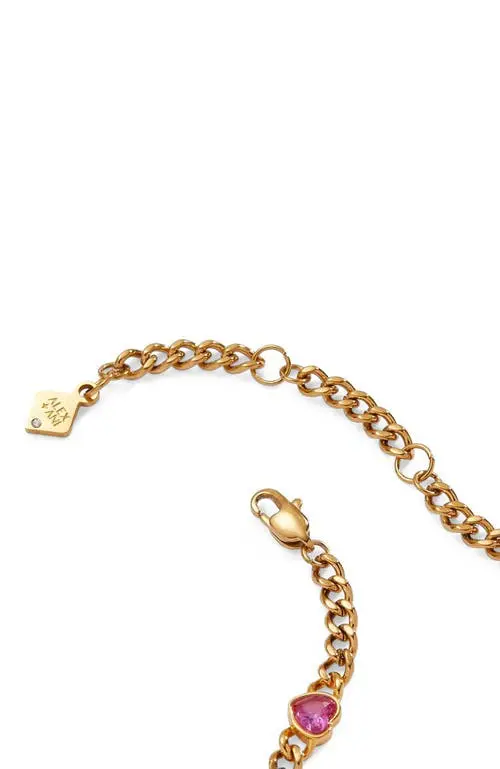 ALEX AND ANI Heart Curb Chain Bracelet