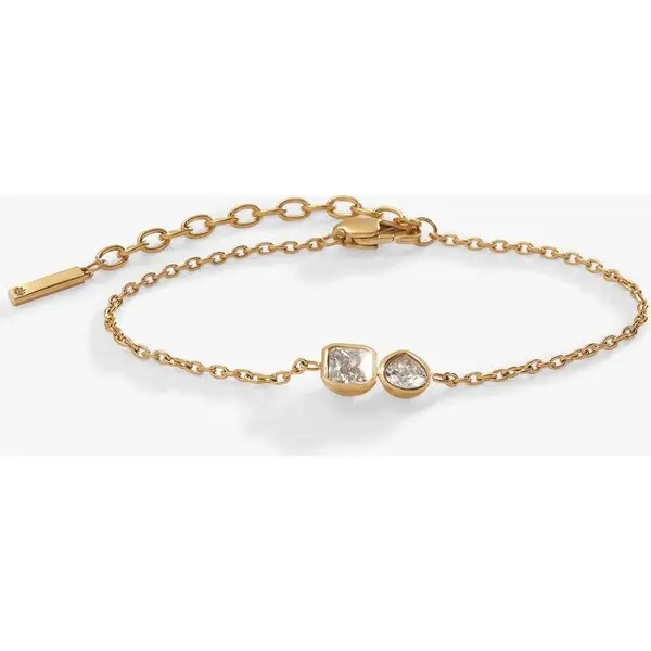 ALEX AND ANI Moi Et Toi Stone Bracelet - Gold