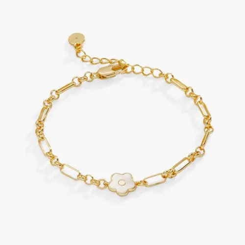 ALEX AND ANI Daisy Charm Chain Bracelet