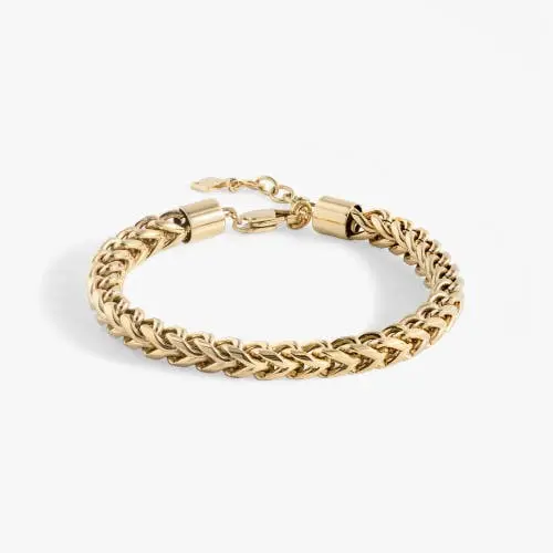 ALEX AND ANI Wheat Chain Bracelet - Gold