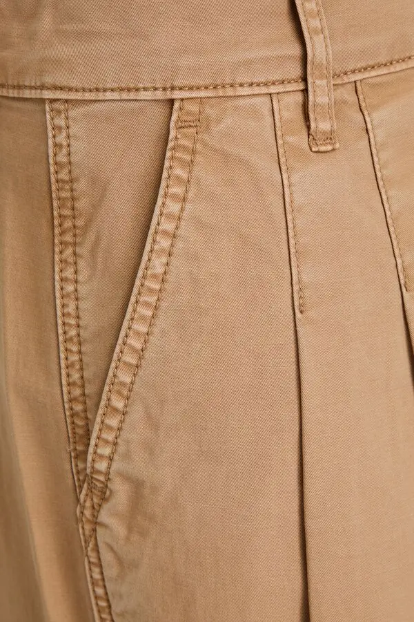 Veronica Beard Mia Stretch-cotton Twill Wide-leg Pants