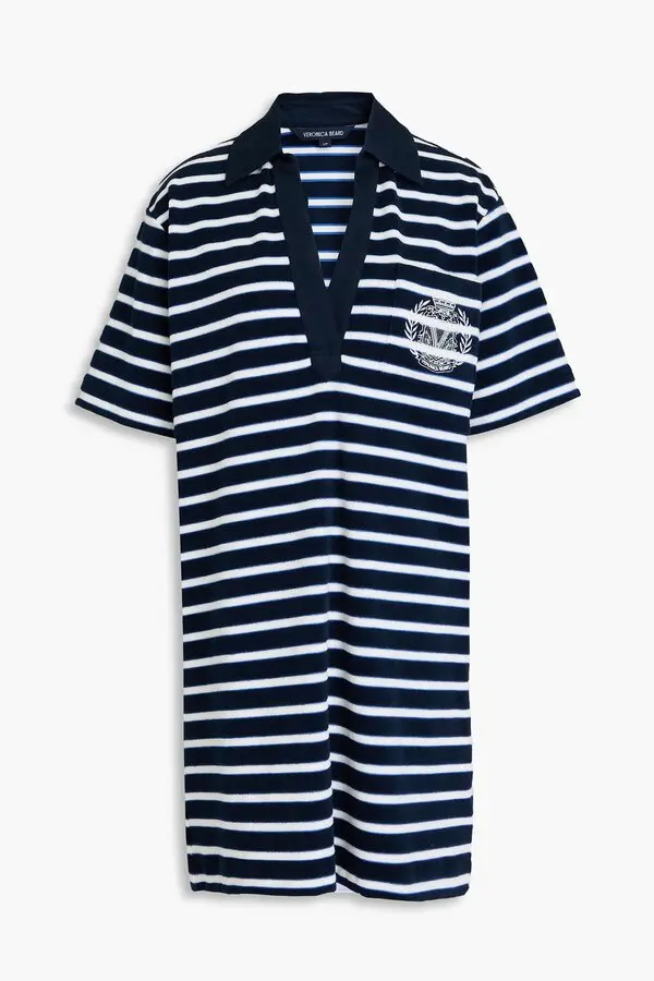 Veronica Beard Terrence Striped Mini Dress