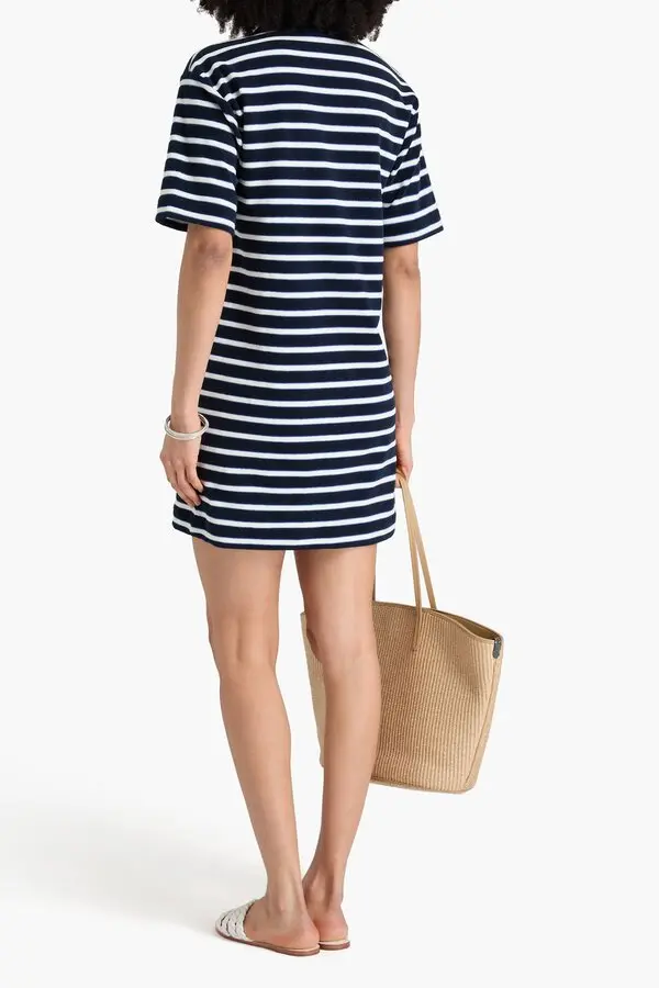 Veronica Beard Terrence Striped Mini Dress