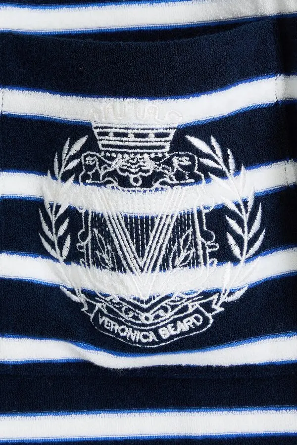 Veronica Beard Terrence Striped Mini Dress