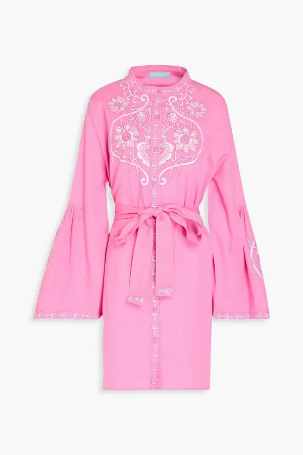 melissa odabash pink dress Melissa Odabash Salma Beach Pink Dress L
