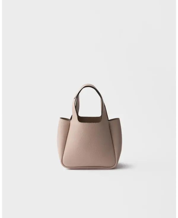 Prada Mini Leather Handbag - Powder