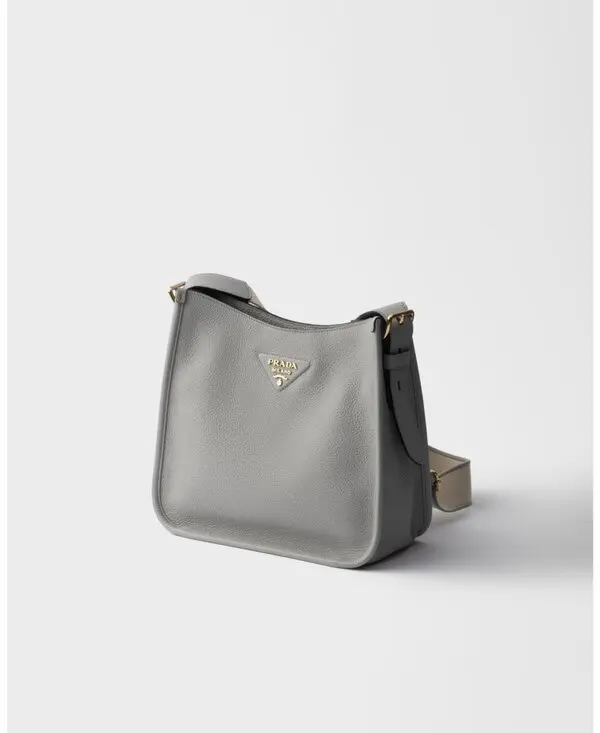 Prada Medium Leather Bag - Dark Grey