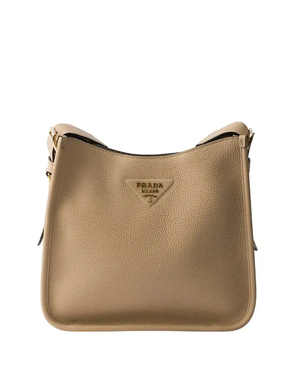 Prada Medium Leather Bag - Neutral