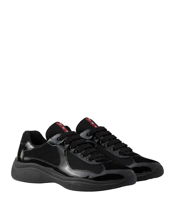 Prada America's Cup Sneakers - Black