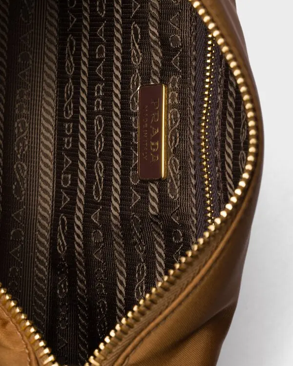 Prada Re-nylon Pouch - Brown