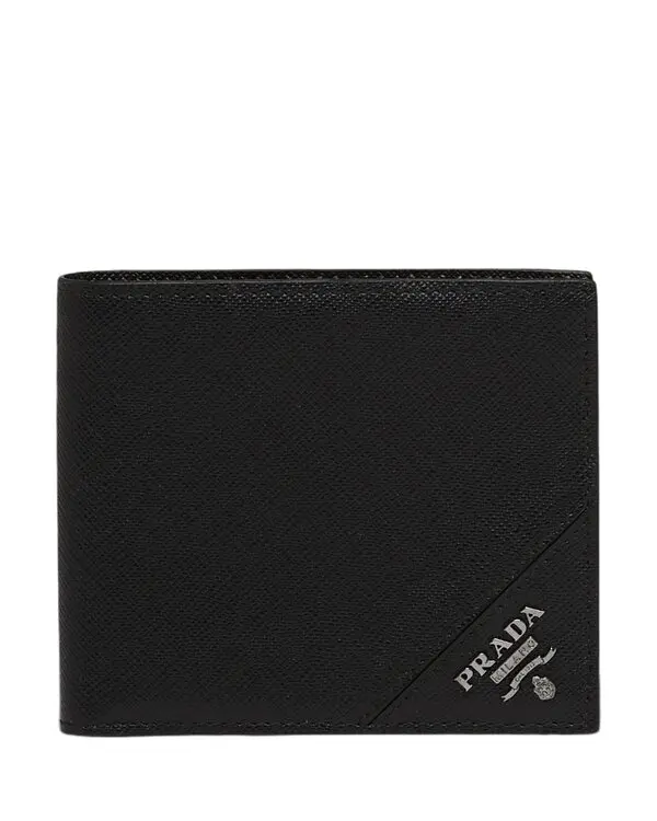Prada Saffiano Leather Wallet - Black