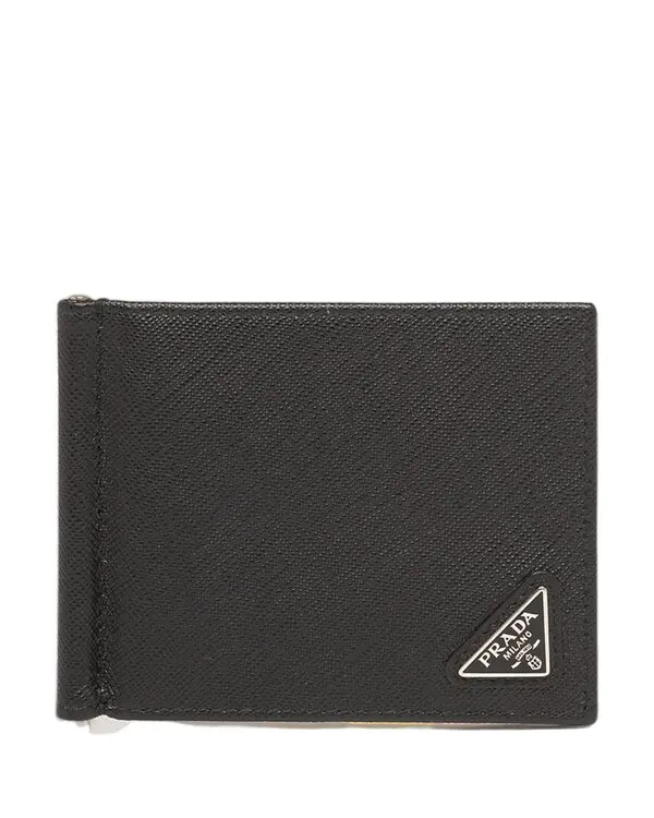 Prada Saffiano Leather Wallet - Black